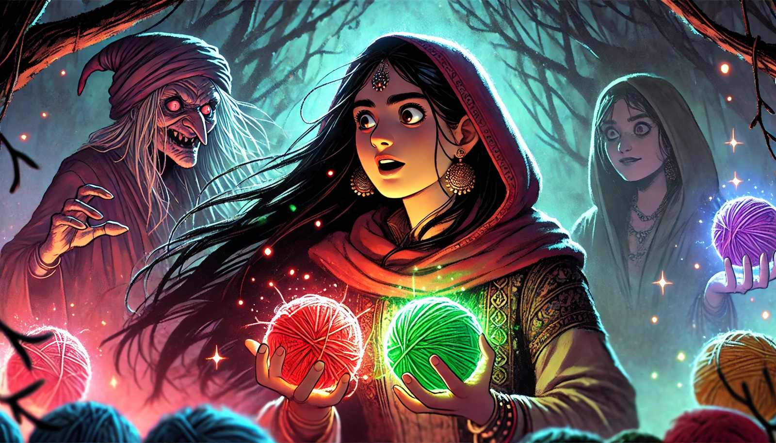 Three Balls of Wool | Easy Stories in English